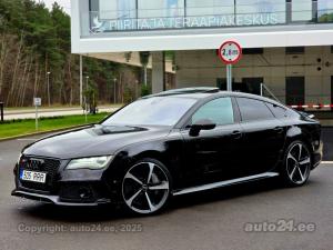Black Audi RS7 2013 in Tallinn, with an engine capacity of 4.00 L and mileage of 235 thousand km for 30990 €, photo  on AUTOMOTO.COM.LV