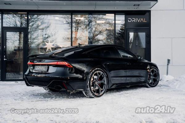 Melns Audi RS7 2023 Tallina, ar dzinēja tilpumu 4.00 L un nobraukumu 65 tūkst. km par 98900 €, foto 5 vietnē AUTOMOTO.COM.LV