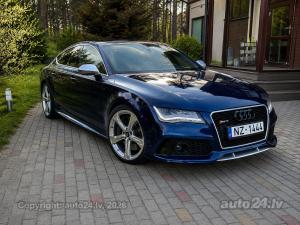 Zils Audi RS7 2014 Rīga, ar dzinēja tilpumu 4.00 L un nobraukumu 150 tūkst. km par 37900 €, foto 3 vietnē AUTOMOTO.COM.LV