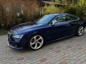 Zils Audi RS7 2014 Rīga, ar dzinēja tilpumu 4.00 L un nobraukumu 150 tūkst. km par 37900 €, foto 4 vietnē AUTOMOTO.COM.LV