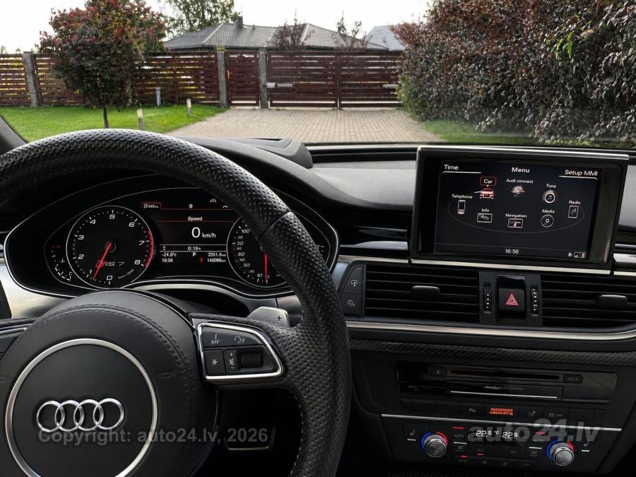 Zils Audi RS7 2014 Rīga, ar dzinēja tilpumu 4.00 L un nobraukumu 150 tūkst. km par 37900 €, foto 6 vietnē AUTOMOTO.COM.LV