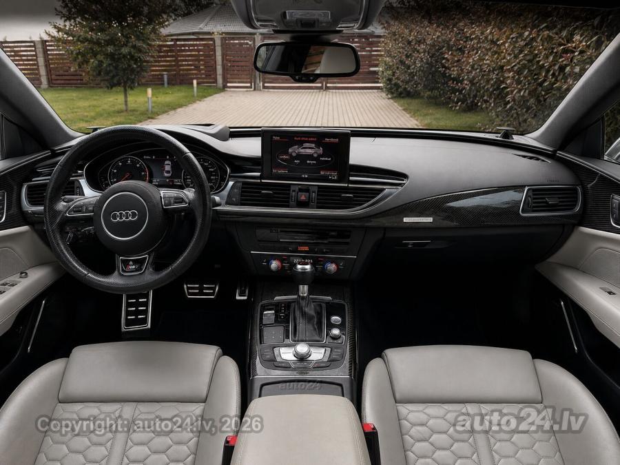 Zils Audi RS7 2014 Rīga, ar dzinēja tilpumu 4.00 L un nobraukumu 150 tūkst. km par 37900 €, foto 7 vietnē AUTOMOTO.COM.LV
