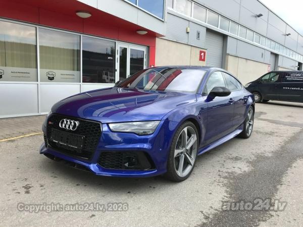 Zils Audi RS7 2016 Tartu, ar dzinēja tilpumu 4.00 L un nobraukumu 40 tūkst. km par 69900 €, foto 1 vietnē AUTOMOTO.COM.LV