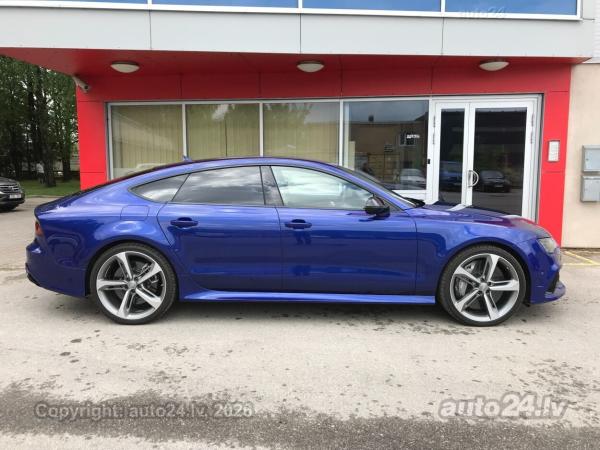 Zils Audi RS7 2016 Tartu, ar dzinēja tilpumu 4.00 L un nobraukumu 40 tūkst. km par 69900 €, foto 4 vietnē AUTOMOTO.COM.LV