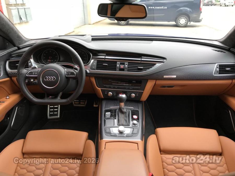 Zils Audi RS7 2016 Tartu, ar dzinēja tilpumu 4.00 L un nobraukumu 40 tūkst. km par 69900 €, foto 7 vietnē AUTOMOTO.COM.LV