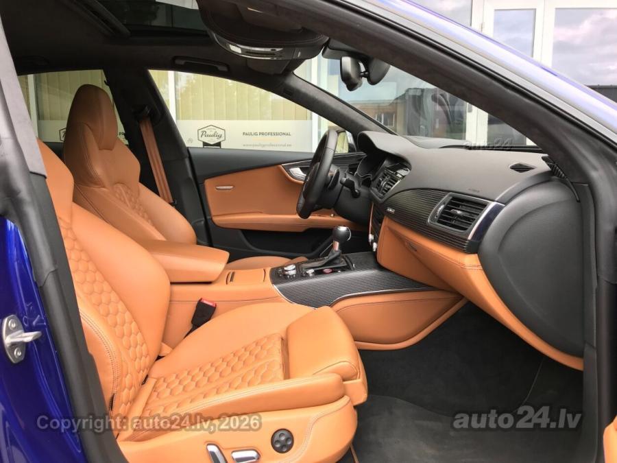 Zils Audi RS7 2016 Tartu, ar dzinēja tilpumu 4.00 L un nobraukumu 40 tūkst. km par 69900 €, foto 8 vietnē AUTOMOTO.COM.LV