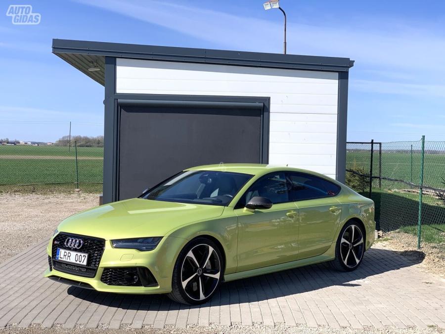 Audi RS7 2015 in Kaunas, with an engine capacity of 4.00 L and mileage of 57 thousand km for 54000 €, photo 4 on AUTOMOTO.COM.LV
