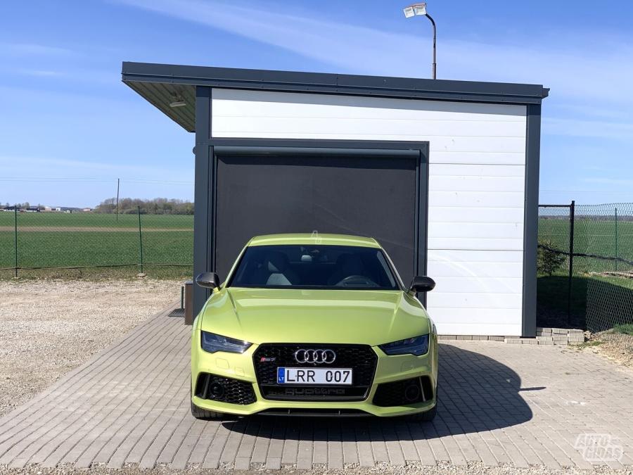 Audi RS7 2015 in Kaunas, with an engine capacity of 4.00 L and mileage of 57 thousand km for 54000 €, photo 7 on AUTOMOTO.COM.LV