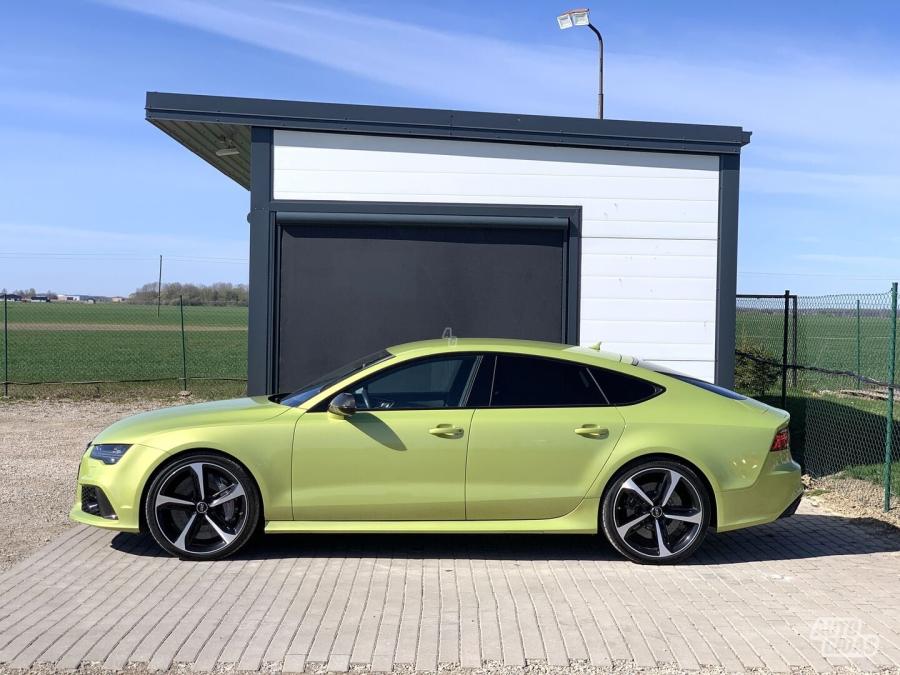 Audi RS7 2015 in Kaunas, with an engine capacity of 4.00 L and mileage of 57 thousand km for 54000 €, photo 10 on AUTOMOTO.COM.LV