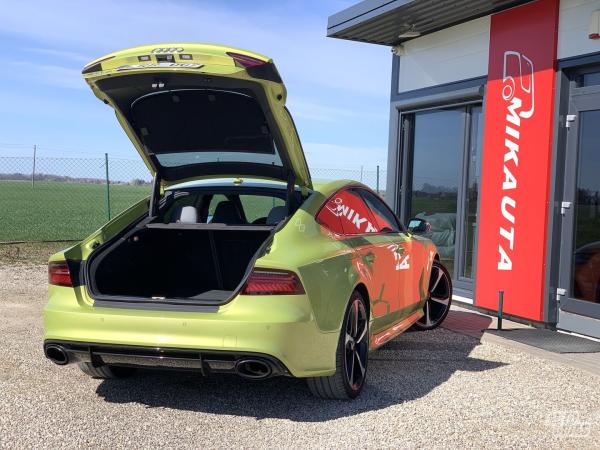 Audi RS7 2015 in Kaunas, with an engine capacity of 4.00 L and mileage of 57 thousand km for 54000 €, photo 10 on AUTOMOTO.COM.LV
