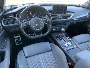Audi RS7 2015 in Kaunas, with an engine capacity of 4.00 L and mileage of 57 thousand km for 54000 €, photo 14 on AUTOMOTO.COM.LV