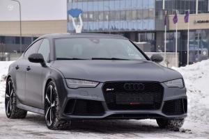 Audi RS7 2016 in Vilnius, with an engine capacity of 3.99 L and mileage of 158 thousand km for 37700 €, photo  on AUTOMOTO.COM.LV