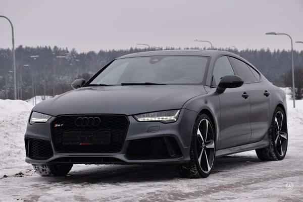 Audi RS7 2016 in Vilnius, with an engine capacity of 3.99 L and mileage of 158 thousand km for 37700 €, photo 3 on AUTOMOTO.COM.LV