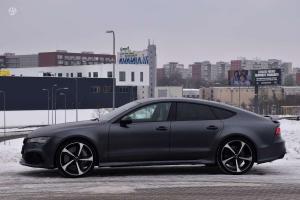 Audi RS7 2016 in Vilnius, with an engine capacity of 3.99 L and mileage of 158 thousand km for 37700 €, photo 11 on AUTOMOTO.COM.LV
