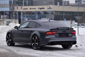 Audi RS7 2016 in Vilnius, with an engine capacity of 3.99 L and mileage of 158 thousand km for 37700 €, photo 17 on AUTOMOTO.COM.LV