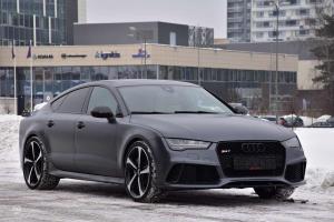 Audi RS7 2016 in Vilnius, with an engine capacity of 3.99 L and mileage of 158 thousand km for 37700 €, photo 26 on AUTOMOTO.COM.LV