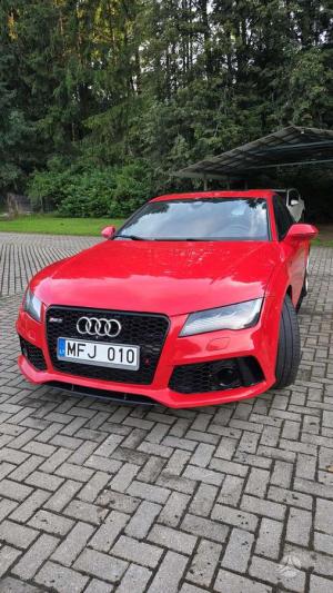 Sarkans Audi RS7 2015 Viļņa, ar dzinēja tilpumu 4.00 L un nobraukumu 120 tūkst. km par 30500 €, foto 3 vietnē AUTOMOTO.COM.LV