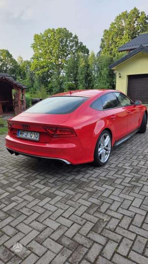 Sarkans Audi RS7 2015 Viļņa, ar dzinēja tilpumu 4.00 L un nobraukumu 120 tūkst. km par 30500 €, foto 5 vietnē AUTOMOTO.COM.LV