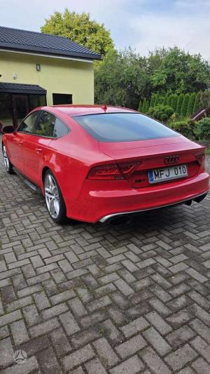 Sarkans Audi RS7 2015 Viļņa, ar dzinēja tilpumu 4.00 L un nobraukumu 120 tūkst. km par 30500 €, foto 9 vietnē AUTOMOTO.COM.LV