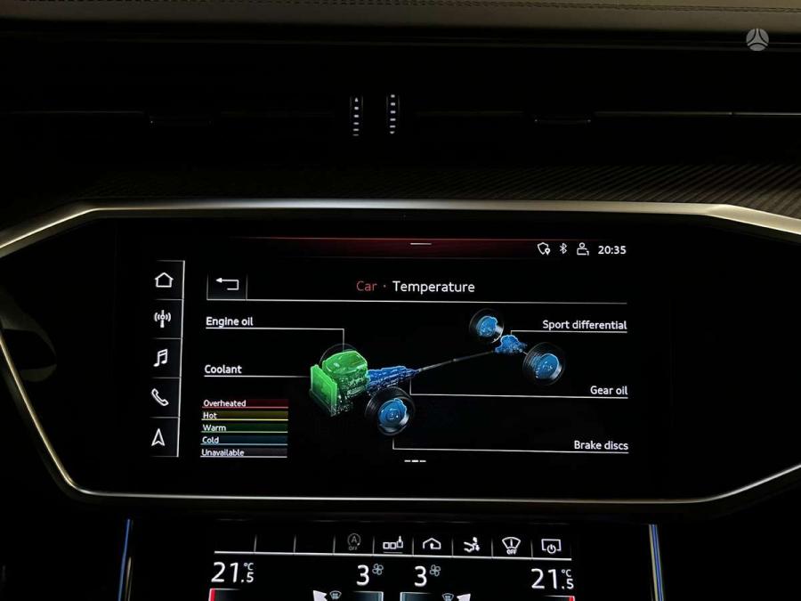 Sarkans Audi RS7 2020 Viļņa, ar dzinēja tilpumu 4.00 L un nobraukumu 92 tūkst. km par 68900 €, foto 26 vietnē AUTOMOTO.COM.LV