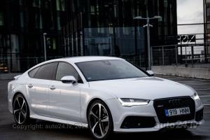 Balts Audi RS7 2014 Tallina, ar dzinēja tilpumu 4.00 L un nobraukumu 173 tūkst. km par 40500 €, foto  vietnē AUTOMOTO.COM.LV
