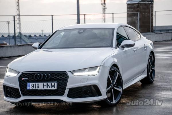 Balts Audi RS7 2014 Tallina, ar dzinēja tilpumu 4.00 L un nobraukumu 173 tūkst. km par 40500 €, foto 3 vietnē AUTOMOTO.COM.LV