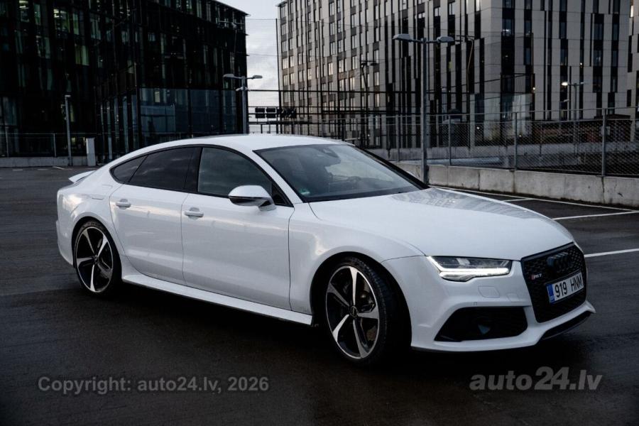 Balts Audi RS7 2014 Tallina, ar dzinēja tilpumu 4.00 L un nobraukumu 173 tūkst. km par 40500 €, foto 5 vietnē AUTOMOTO.COM.LV