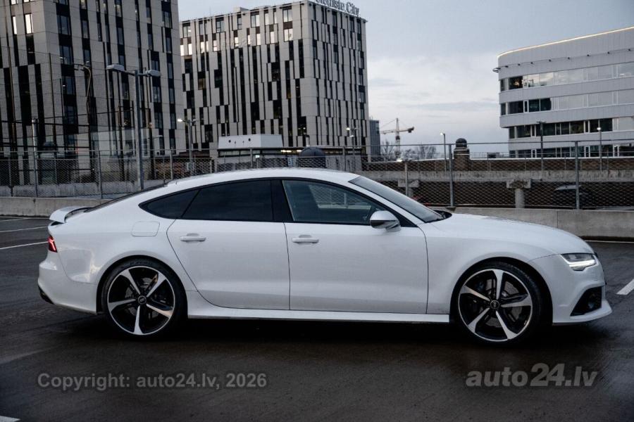 Balts Audi RS7 2014 Tallina, ar dzinēja tilpumu 4.00 L un nobraukumu 173 tūkst. km par 40500 €, foto 6 vietnē AUTOMOTO.COM.LV