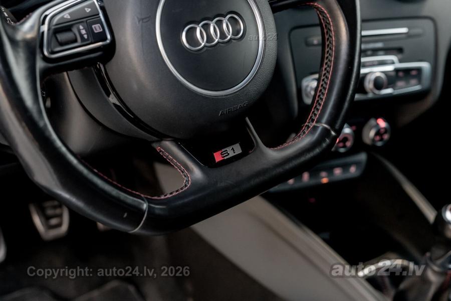 Black Audi S1 2015 in Parnu, with an engine capacity of 2.00 L and mileage of 217 thousand km for 16000 €, photo 18 on AUTOMOTO.COM.LV