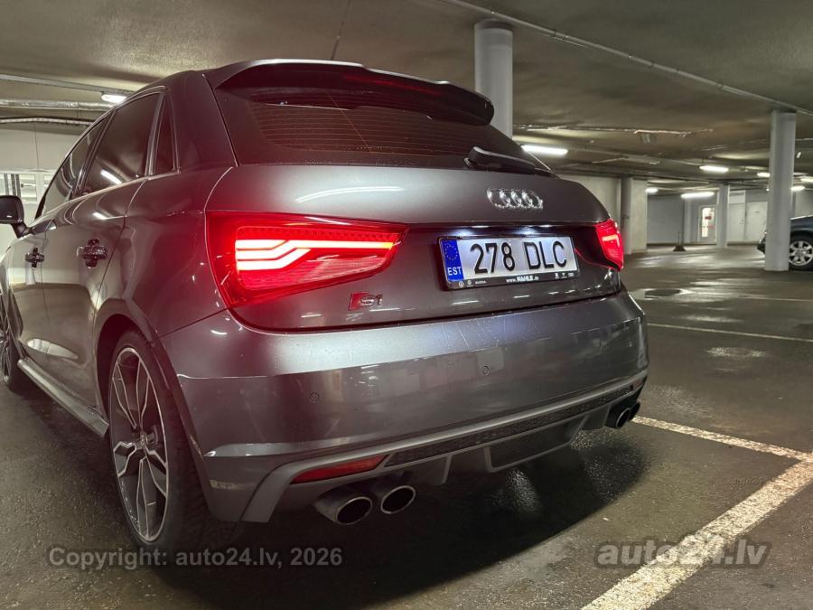 Pelēks Audi S1 2015 Rakvere, ar dzinēja tilpumu 2.00 L un nobraukumu 118 tūkst. km par 22800 €, foto 10 vietnē AUTOMOTO.COM.LV