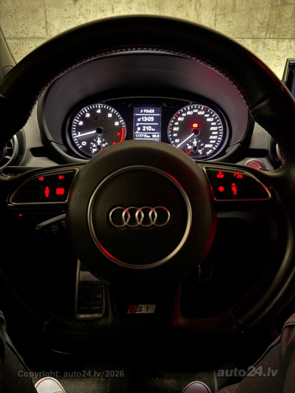 Grey Audi S1 2015 in Rakvere, with an engine capacity of 2.00 L and mileage of 118 thousand km for 22800 €, photo 10 on AUTOMOTO.COM.LV