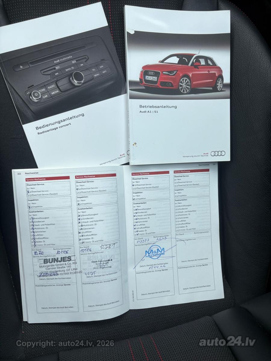 Pelēks Audi S1 2015 Rakvere, ar dzinēja tilpumu 2.00 L un nobraukumu 118 tūkst. km par 22800 €, foto 24 vietnē AUTOMOTO.COM.LV
