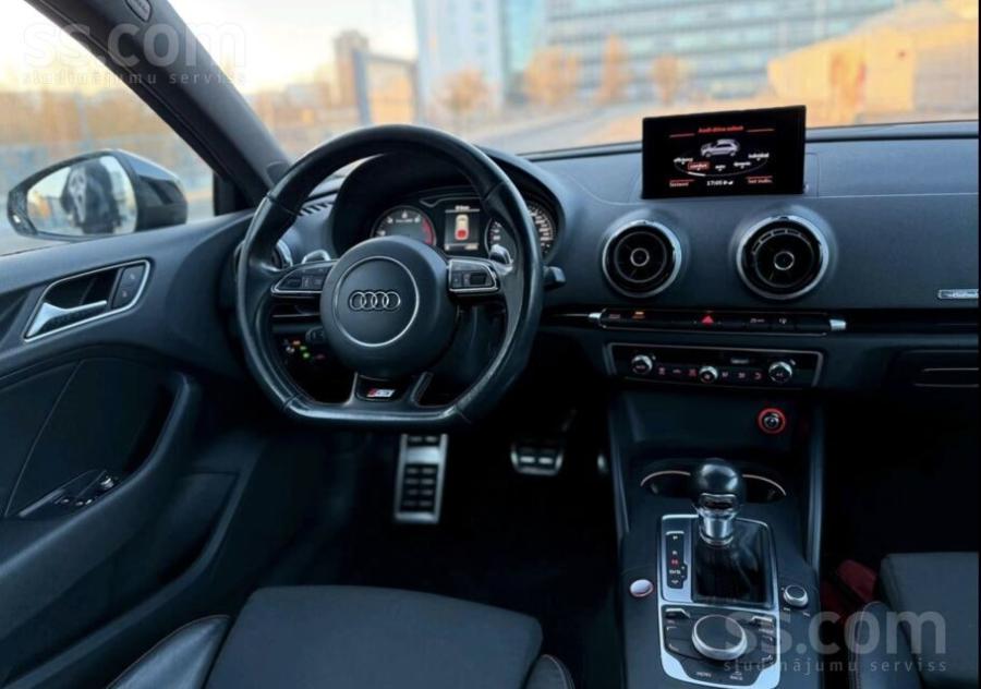 Melns Audi S3 2014 Rīga, ar dzinēja tilpumu 2.00 L un nobraukumu 160 tūkst. km par 20500 €, foto 4 vietnē AUTOMOTO.COM.LV
