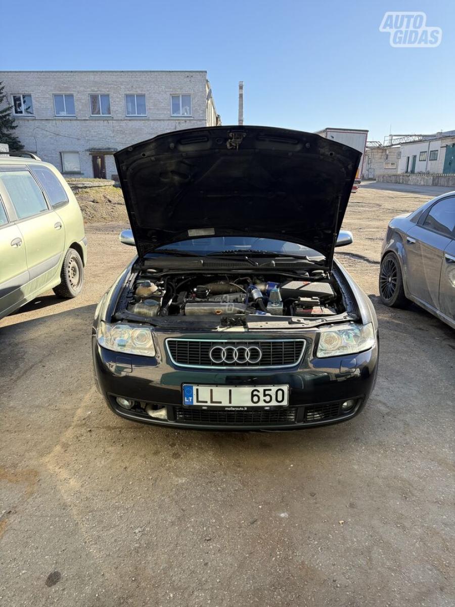 Melns Audi S3 2000 Šauļi, ar dzinēja tilpumu 1.80 L un nobraukumu 36 tūkst. km par 7000 €, foto 10 vietnē AUTOMOTO.COM.LV