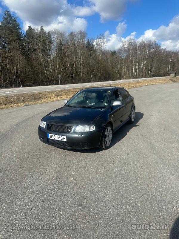 Black Audi S3 2001 in Tallinn, with an engine capacity of 1.80 L and mileage of 260 thousand km for 11000 €, photo 2 on AUTOMOTO.COM.LV