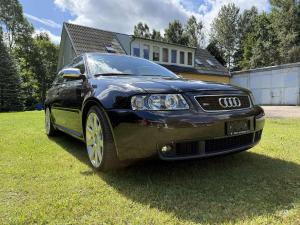 Black Audi S3 2002 in Visaginas, with an engine capacity of 1.78 L and mileage of 212 thousand km for 12500 €, photo 6 on AUTOMOTO.COM.LV