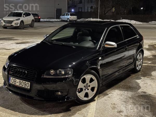 Black Audi S3 2007 in Riga, with an engine capacity of 2.00 L and mileage of 154 thousand km for 8350 €, photo 3 on AUTOMOTO.COM.LV