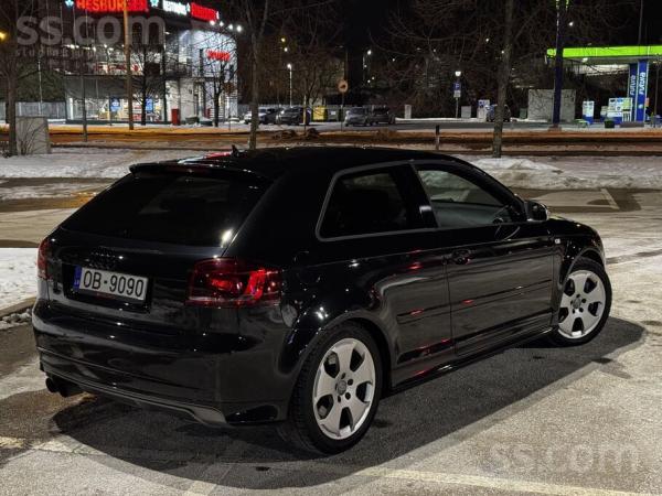 Black Audi S3 2007 in Riga, with an engine capacity of 2.00 L and mileage of 154 thousand km for 8350 €, photo 4 on AUTOMOTO.COM.LV