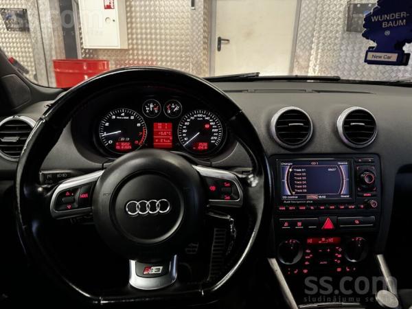 Black Audi S3 2007 in Riga, with an engine capacity of 2.00 L and mileage of 154 thousand km for 8350 €, photo 5 on AUTOMOTO.COM.LV