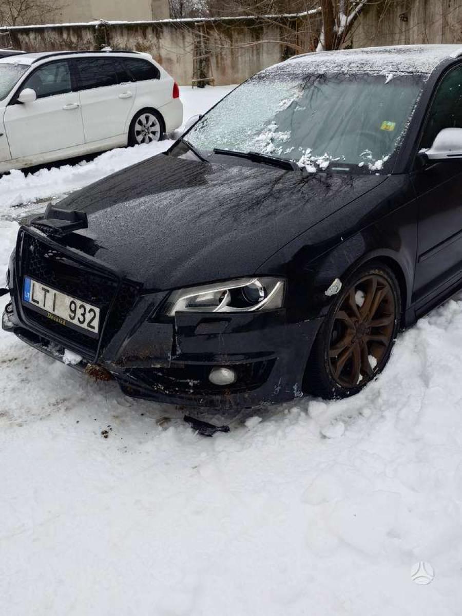 Black Audi S3 2008 in Kaunas, with an engine capacity of 1.98 L and mileage of 330 thousand km for 4500 €, photo 2 on AUTOMOTO.COM.LV