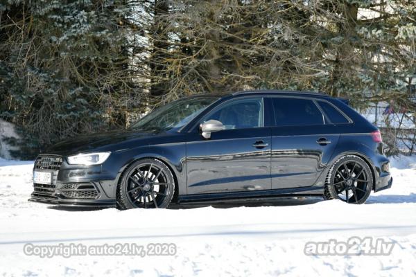 Black Audi S3 2016 in Tallinn, with an engine capacity of 2.00 L and mileage of 153 thousand km for 25400 €, photo 8 on AUTOMOTO.COM.LV