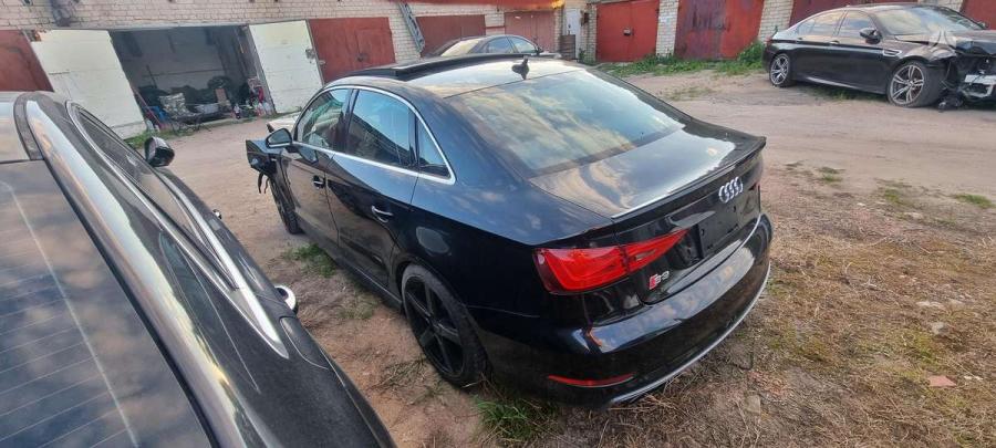 Black Audi S3 2015 in Vilnius, with an engine capacity of 2.00 L and mileage of 147 thousand km for 8500 €, photo 6 on AUTOMOTO.COM.LV