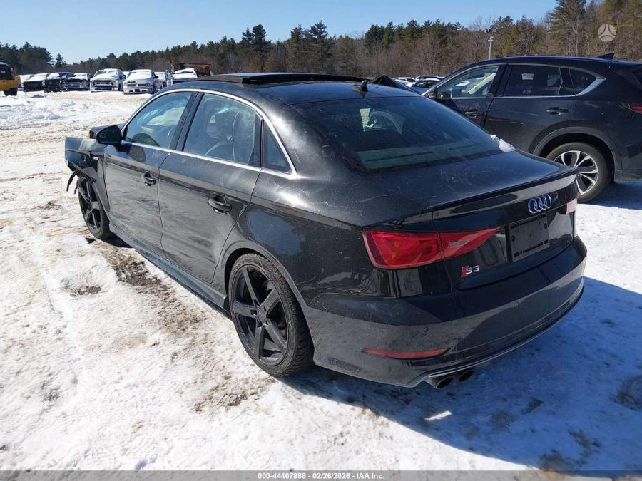 Melns Audi S3 2015 Viļņa, ar dzinēja tilpumu 2.00 L un nobraukumu 147 tūkst. km par 8400 €, foto 1 vietnē AUTOMOTO.COM.LV