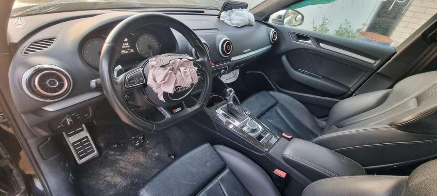 Black Audi S3 2015 in Vilnius, with an engine capacity of 2.00 L and mileage of 147 thousand km for 8400 €, photo 15 on AUTOMOTO.COM.LV