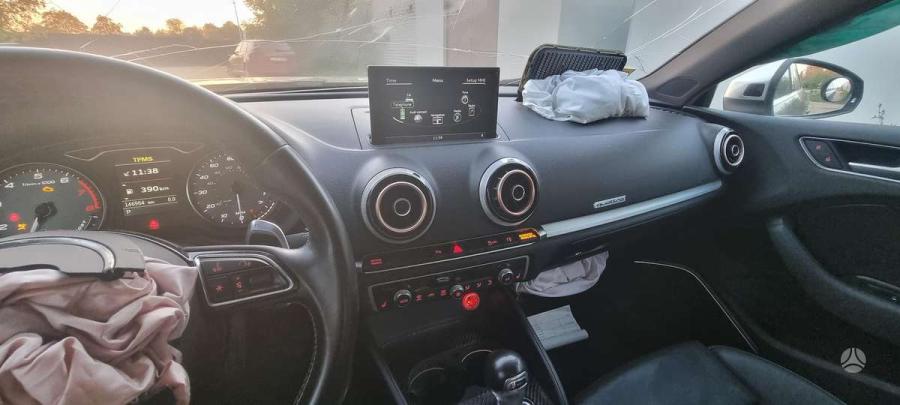 Black Audi S3 2015 in Vilnius, with an engine capacity of 2.00 L and mileage of 147 thousand km for 8400 €, photo 26 on AUTOMOTO.COM.LV