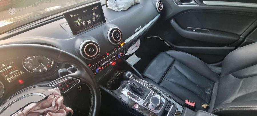 Black Audi S3 2015 in Vilnius, with an engine capacity of 2.00 L and mileage of 147 thousand km for 8400 €, photo 27 on AUTOMOTO.COM.LV