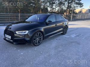 Black Audi S3 2016 in Riga, with an engine capacity of 2.00 L and mileage of 201 thousand km for 21750 €, photo  on AUTOMOTO.COM.LV
