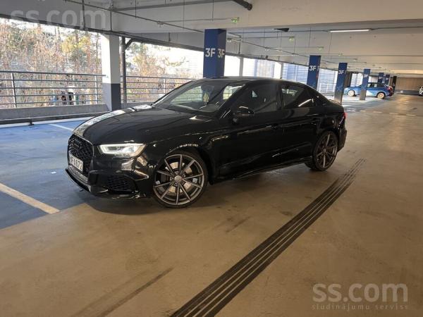 Black Audi S3 2016 in Riga, with an engine capacity of 2.00 L and mileage of 201 thousand km for 21750 €, photo 5 on AUTOMOTO.COM.LV