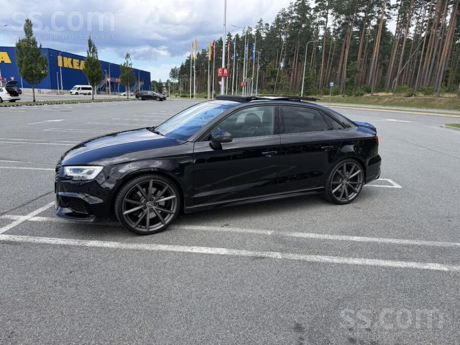 Black Audi S3 2016 in Riga, with an engine capacity of 2.00 L and mileage of 203 thousand km for 15550 €, photo 4 on AUTOMOTO.COM.LV