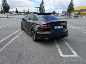 Black Audi S3 2016 in Riga, with an engine capacity of 2.00 L and mileage of 203 thousand km for 15550 €, photo 8 on AUTOMOTO.COM.LV